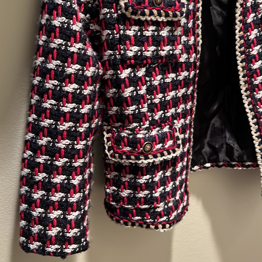 Zara Tweed Boucle Jacket - Gem